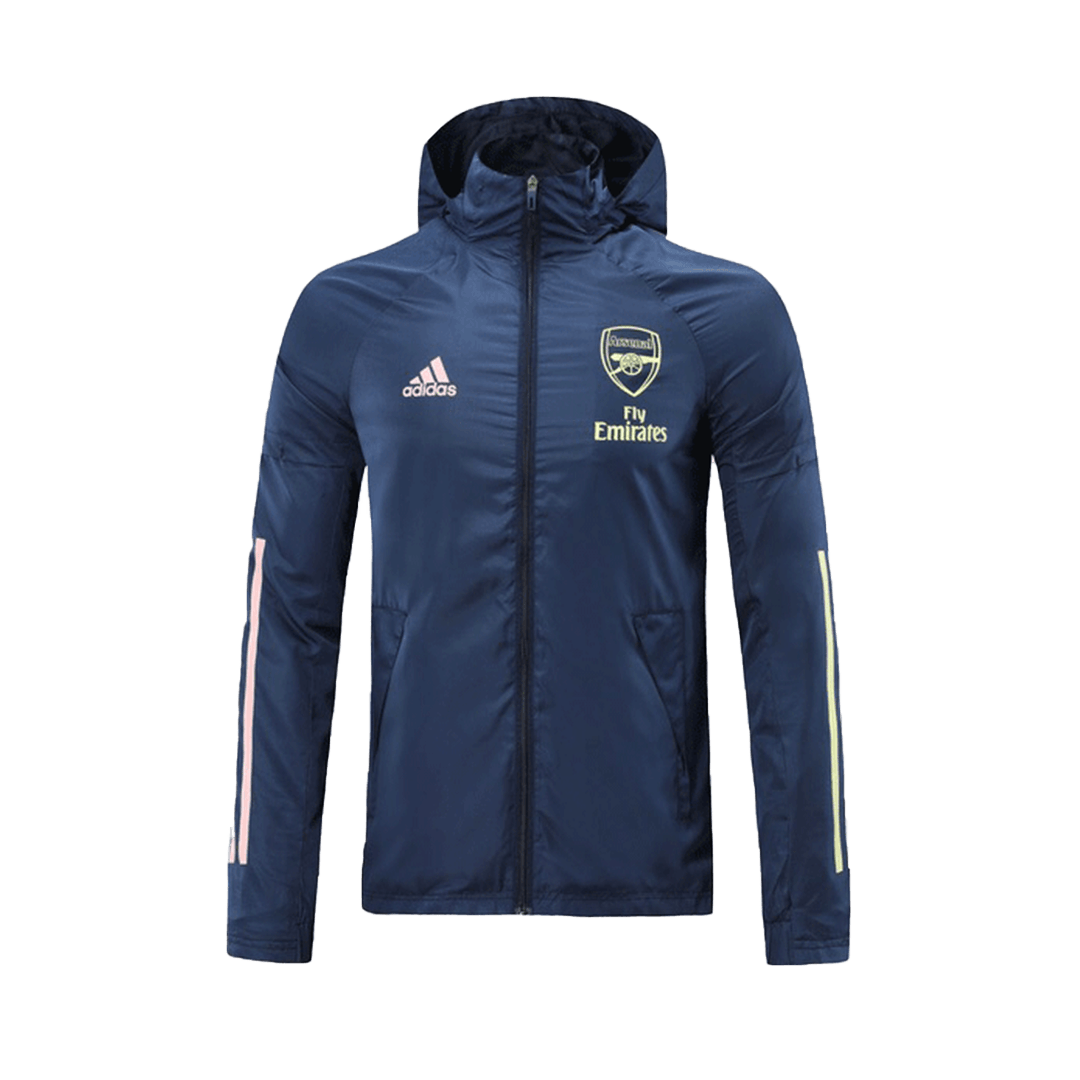Arsenal Hoodie Windbreaker Jacket 2020/21 - Navy | Gogoalshop