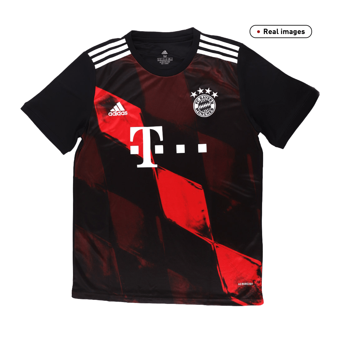 gogoalshop | 20/21 Bayern Munich Third Away Jersey Black&Red Soccer ...