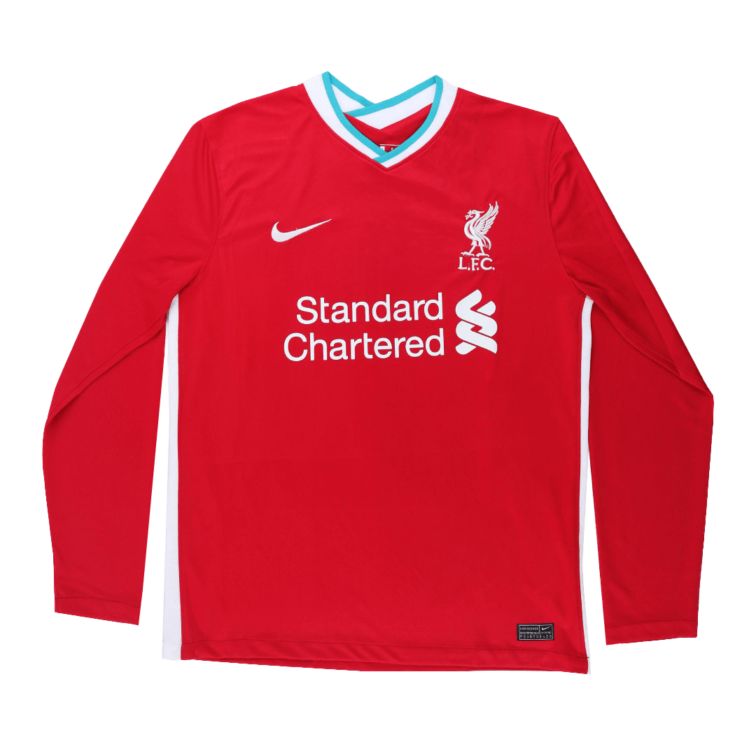Liverpool Home Long Sleeve Jersey 2020/21 By Nike | Gogoalshop Liverpool Home Long Sleeve Jersey 2020/21 By Nike | Gogoalshop