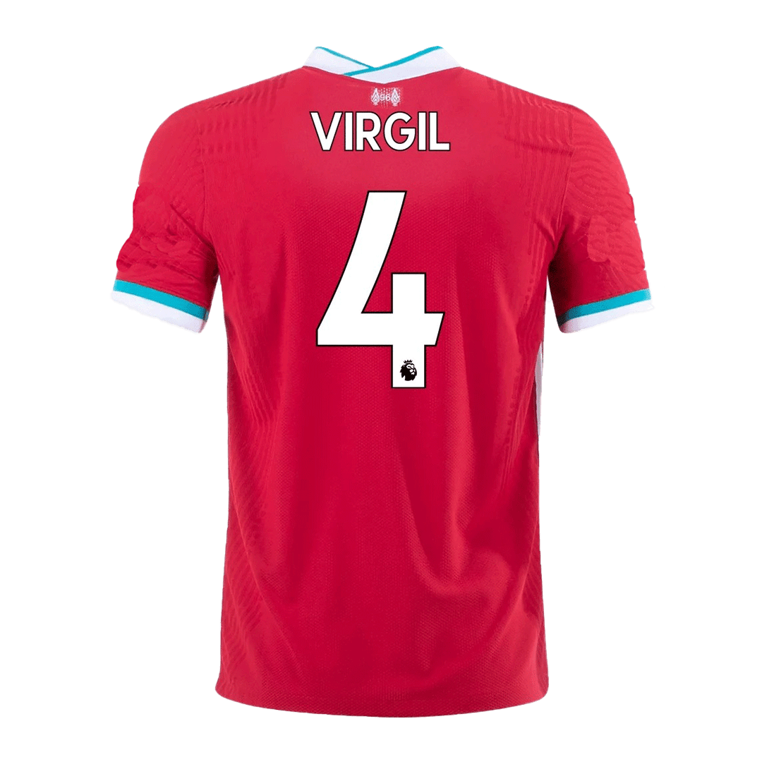 Virgil Van Dijk #4 Liverpool Home Soccer Jersey 2020/21 | Gogoalshop