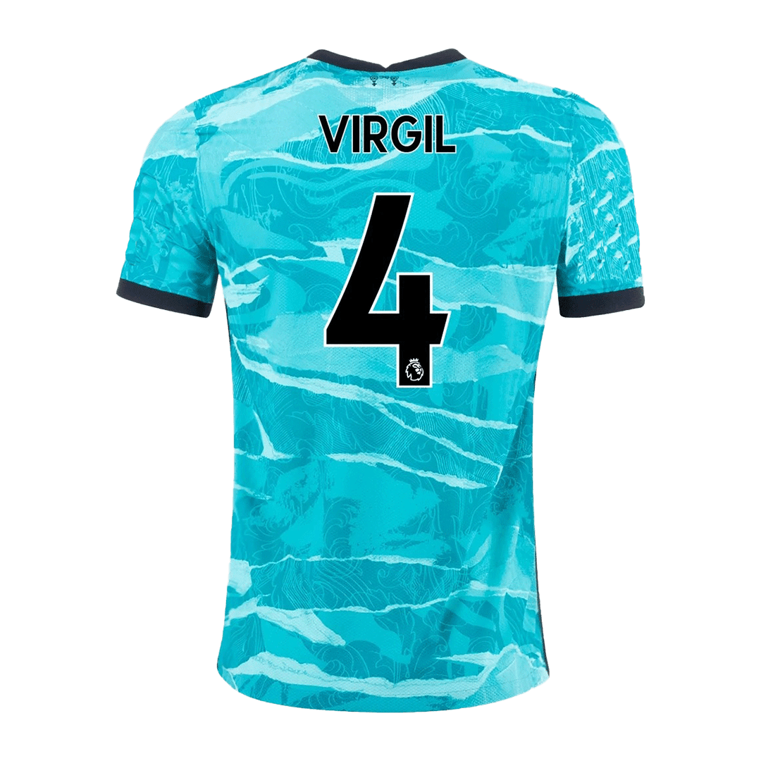 Virgil Van Dijk #4 Liverpool Away Soccer Jersey 2020/21 | Gogoalshop