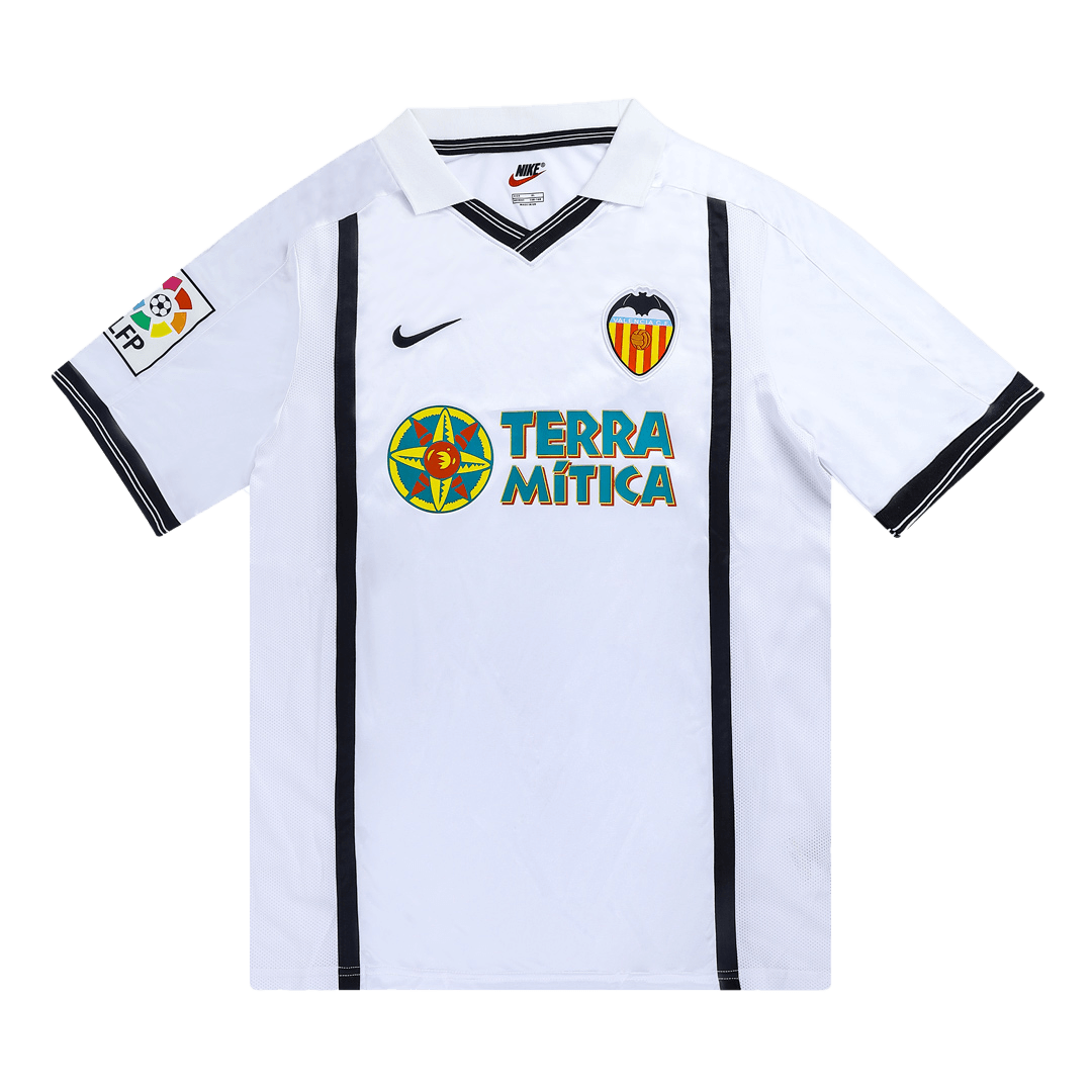 Vintage Soccer Jersey Valencia Home 2000/01 | Gogoalshop