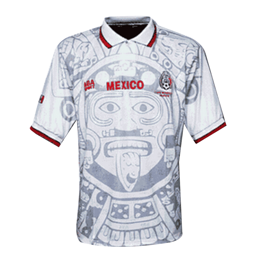 Mexico Vintage Soccer Jerseys Away Kit 1998 | Gogoalshop