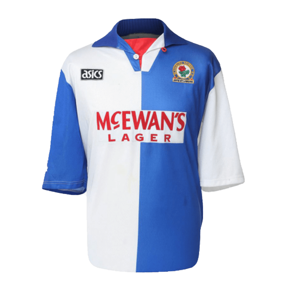 Retro Blackburn Rovers Home Jersey 1994/95 By Asics | Gogoalshop