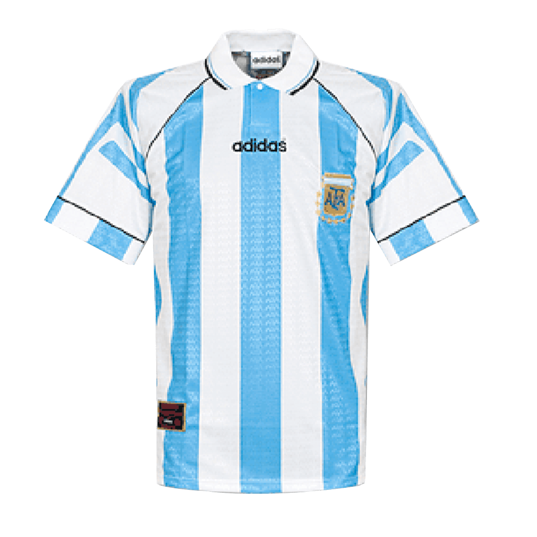Vintage Soccer Jersey Argentina Home 1996 | Gogoalshop