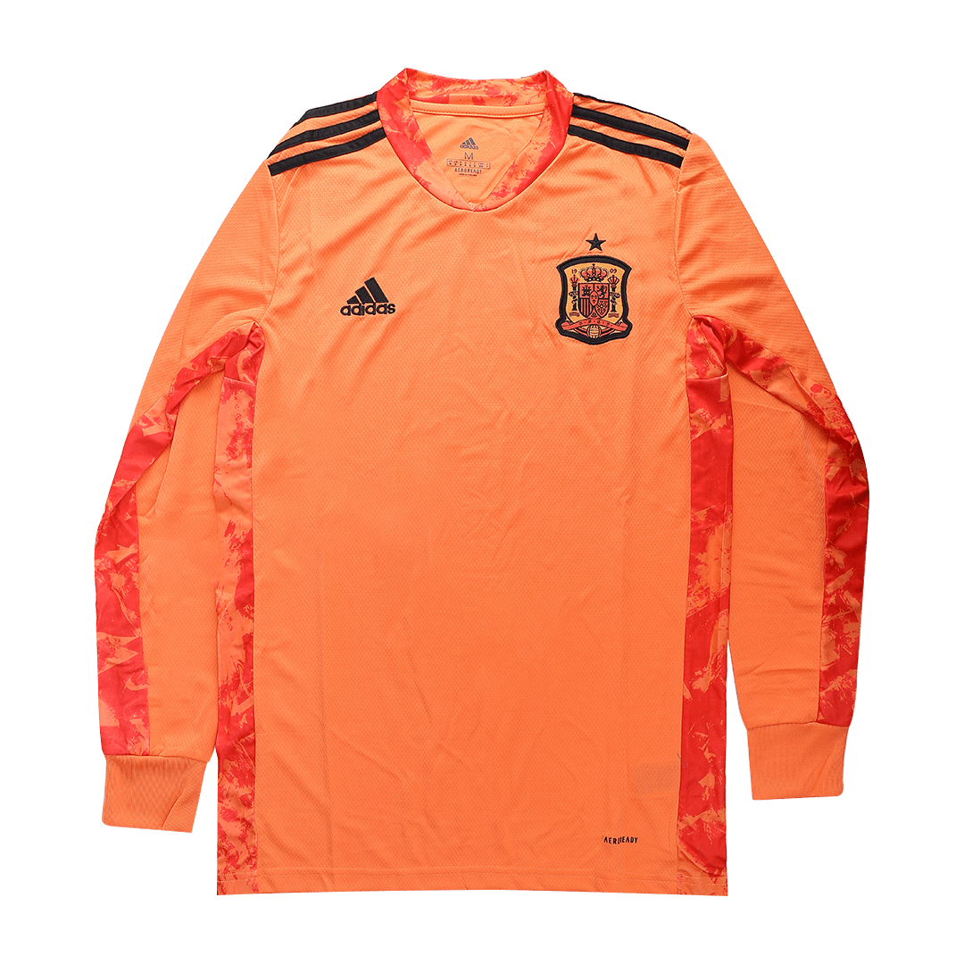 Spain Goalkeeper Long Sleeve Soccer Jersey 2020 | Gogoalshop
