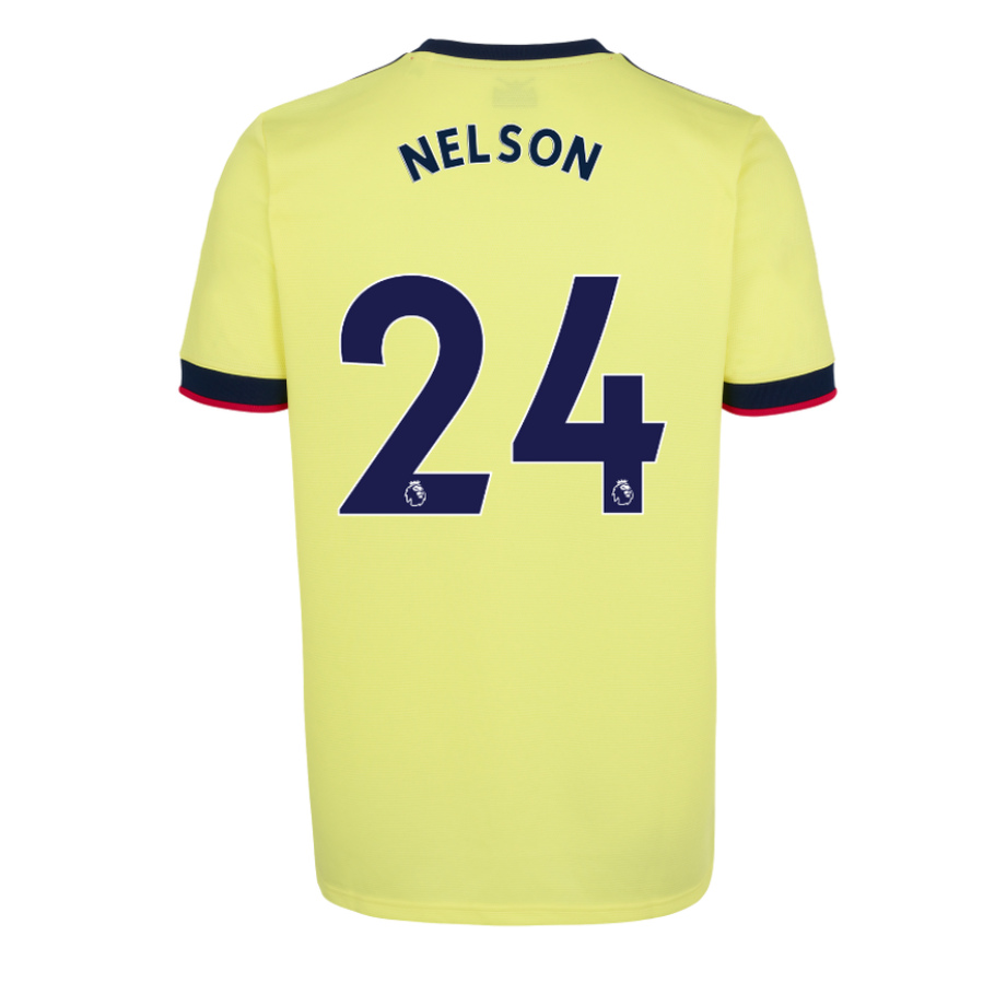 NELSON #24 Arsenal Away Soccer Jersey 2021/22 | Gogoalshop