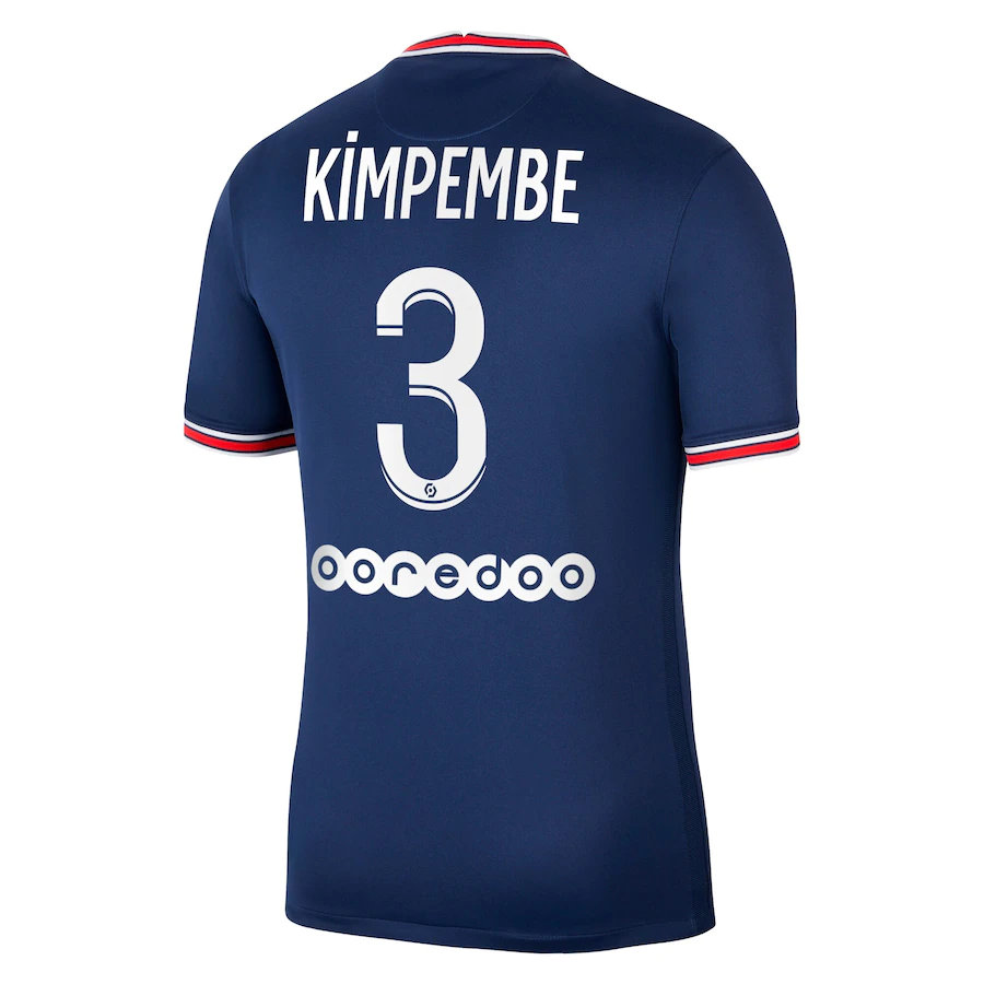 KIMPEMBE #3 PSG Home Soccer Jersey 2021/22 | Gogoalshop
