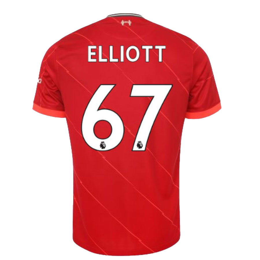 ELLIOTT #67 Liverpool Home Soccer Jersey 2021/22 | Gogoalshop
