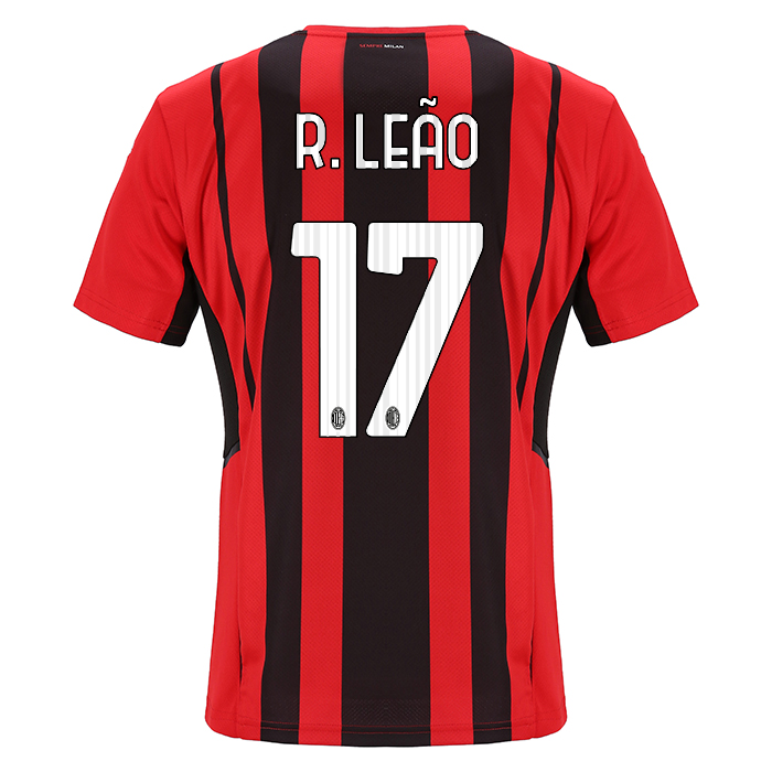 R. LEÃO #17 AC Milan Home Soccer Jersey 2021/22 | Gogoalshop