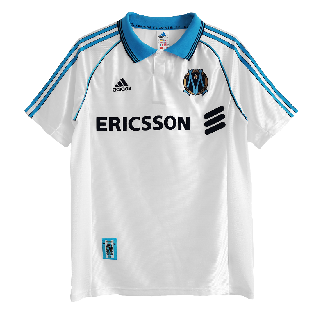 Vintage Soccer Jersey Marseille Home 1998/99 | Gogoalshop