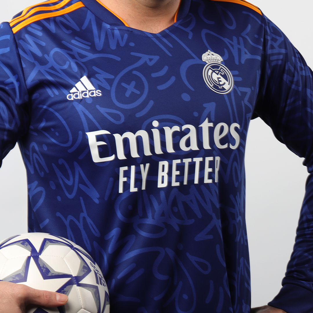 Real Madrid Third Kit 2022 Long Sleeve