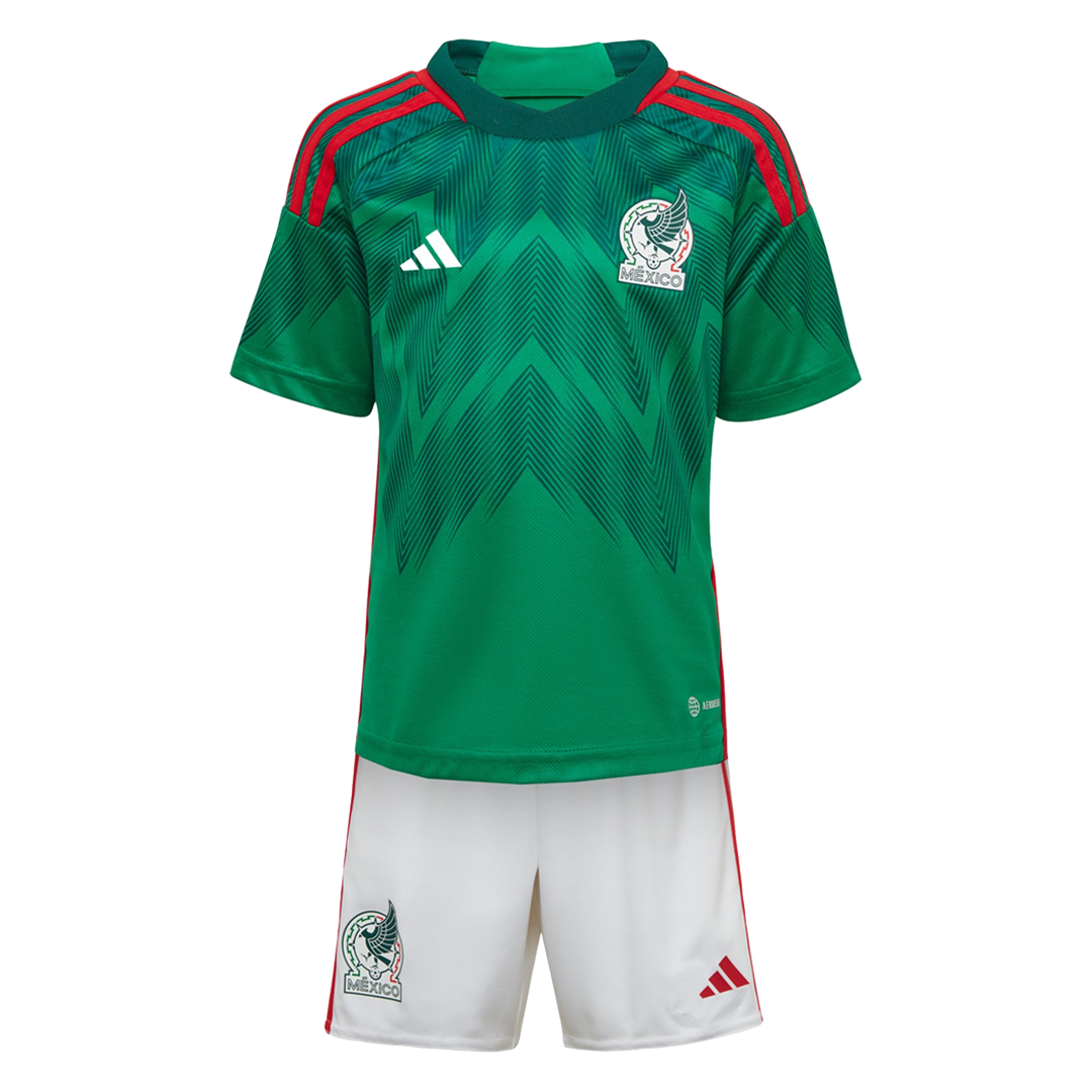 Mexico Home World Cup Kids Jerseys Kit 2022 | Gogoalshop