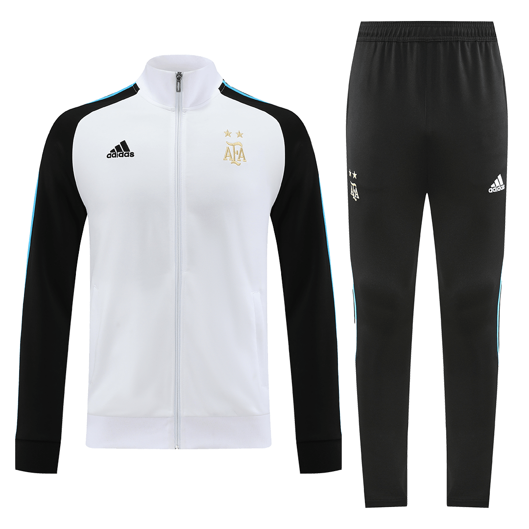 Argentina Jacket Tracksuit 2022 23 White Black Gogoalshop