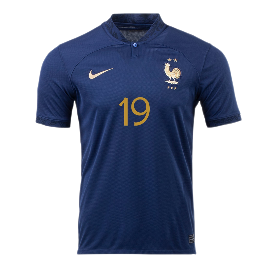 BENZEMA #19 France Home Jersey Shirt World Cup 2022 | Gogoalshop