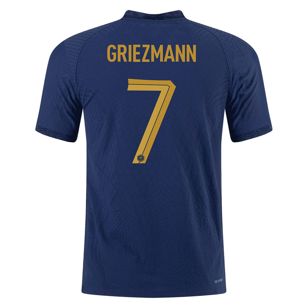 GRIEZMANN #7 France Home Authentic Jersey World Cup 2022 | Gogoalshop