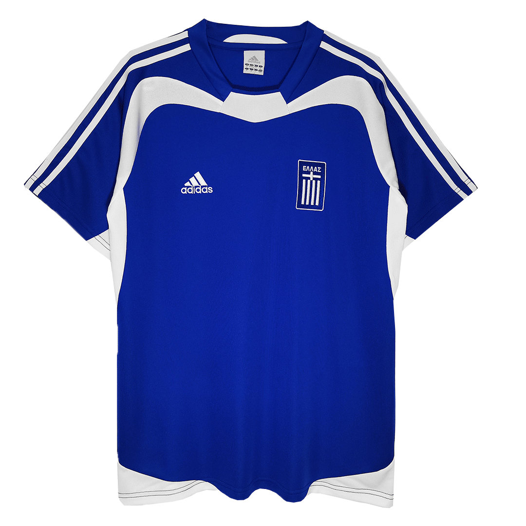Vintage Soccer Jersey Greece Home 2004 | Gogoalshop