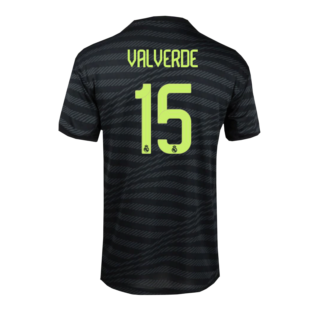 VALVERDE #15 Real Madrid Third Away Jersey 2022/23 | Gogoalshop