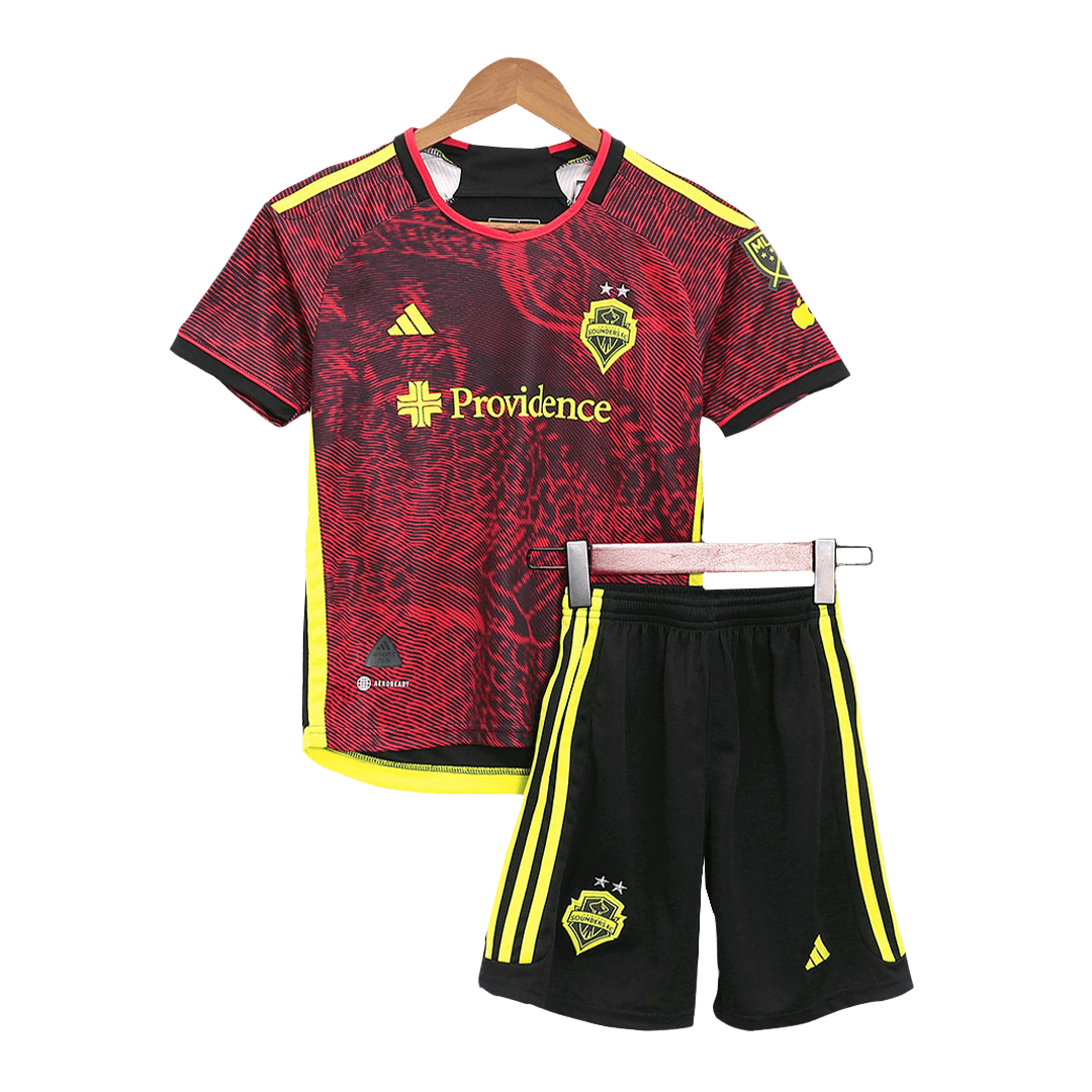 Seattle Sounders Away Kids Jerseys Kit 2023 | Gogoalshop