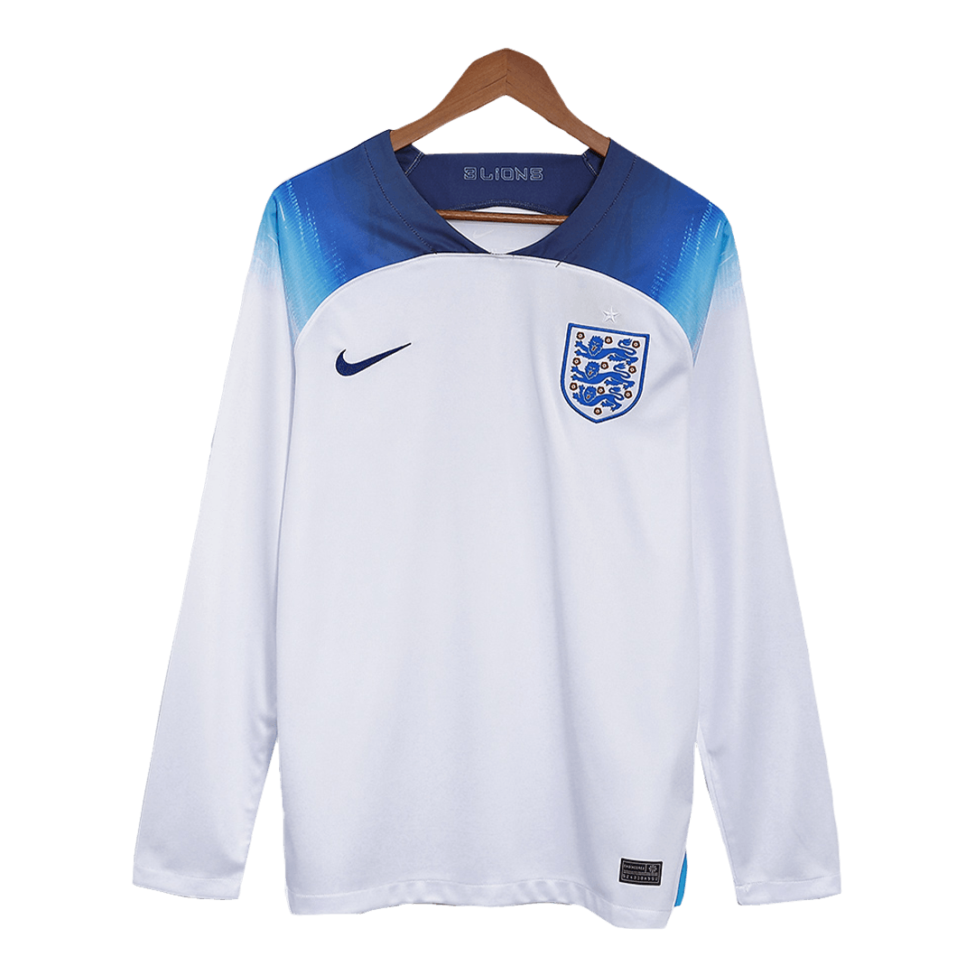 England Home Long Sleeve Soccer Jersey 2022 | Gogoalshop