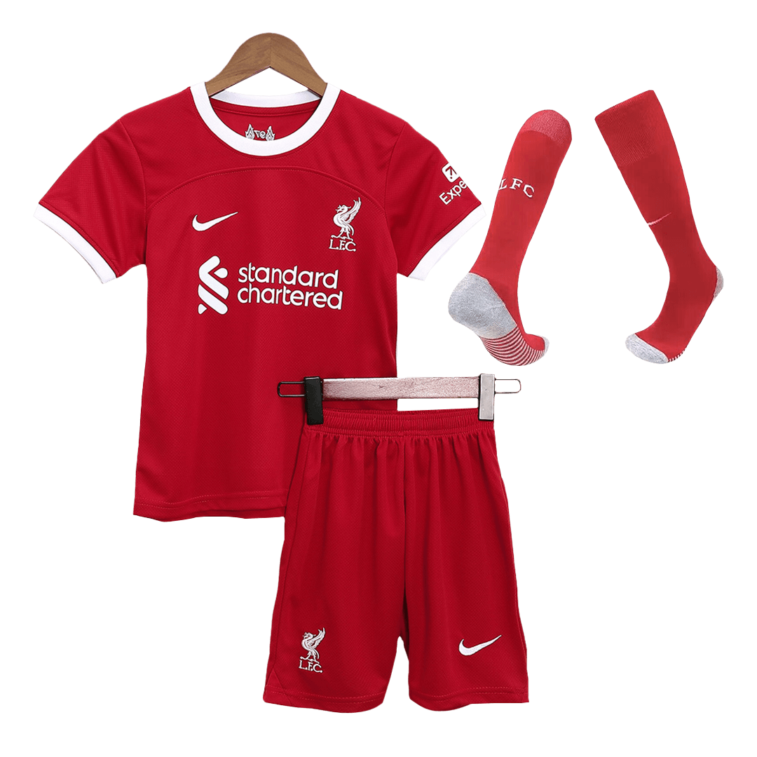 Liverpool Home Kids Jerseys Full Kit 2023/24 | Gogoalshop
