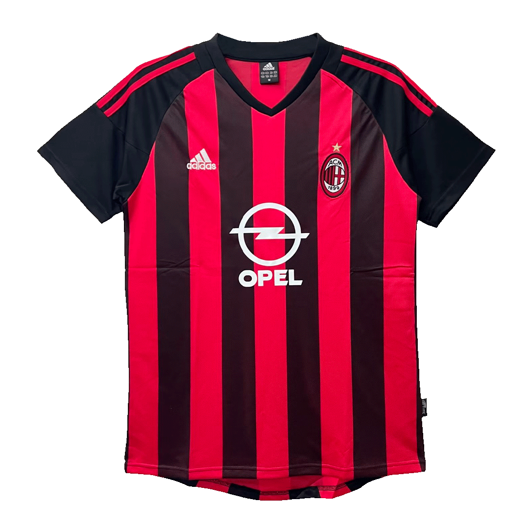 Vintage Soccer Jersey AC Milan Home 2002/03 | Gogoalshop