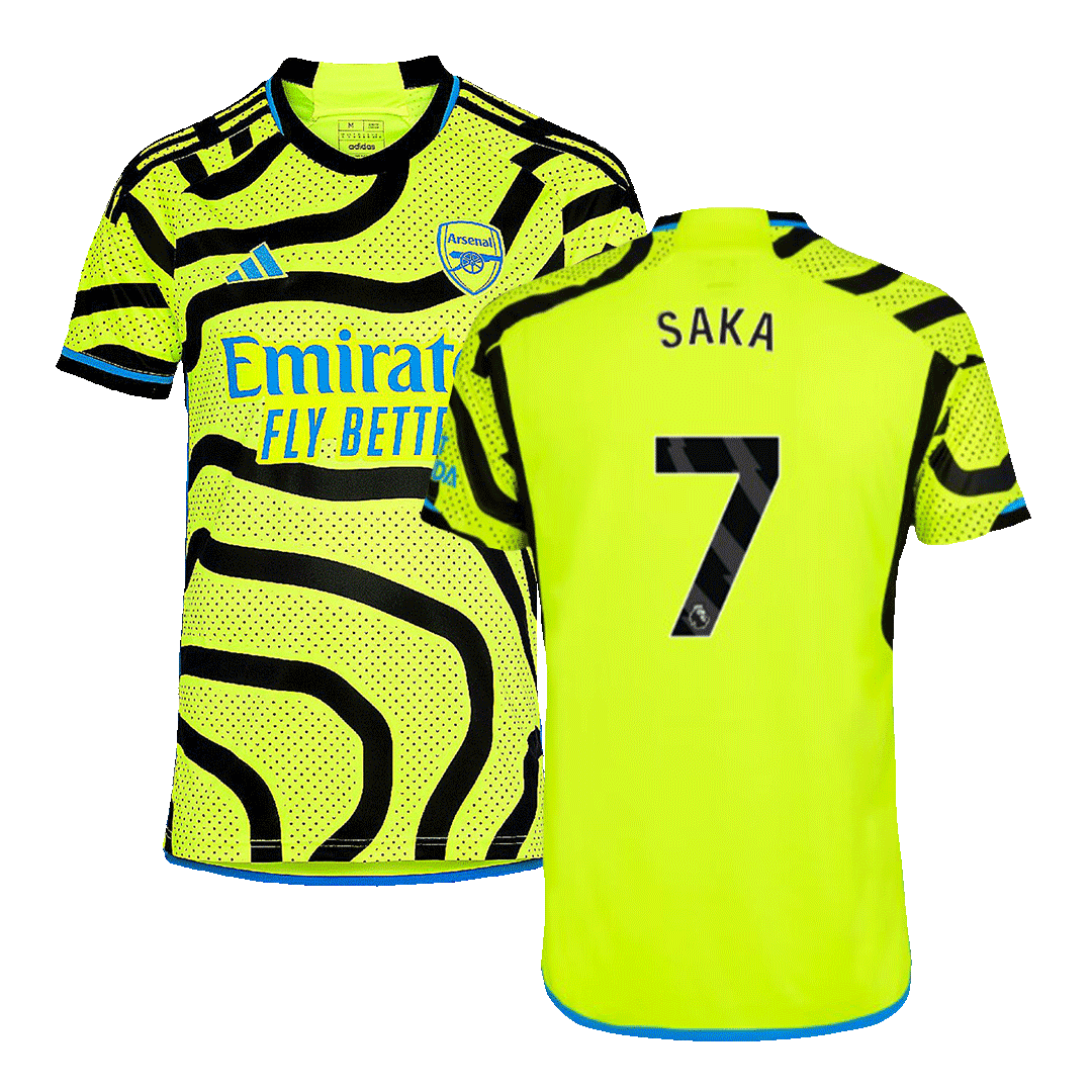 SAKA #7 Arsenal Away Soccer Jersey 2023/24 | Gogoalshop