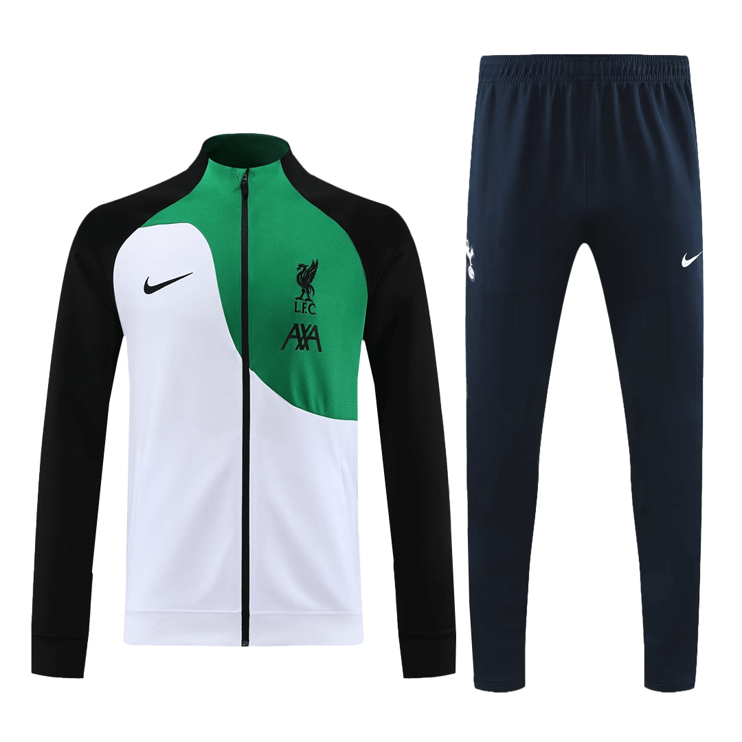 Liverpool Jacket Tracksuit 2023/24 Black&White&Green | Gogoalshop