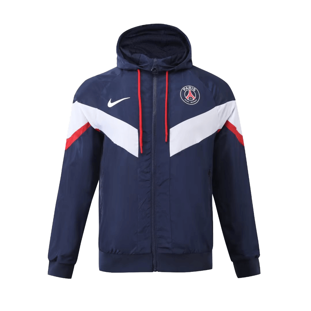 PSG Hoodie Windbreaker Jacket 2023/24 - Navy | Gogoalshop