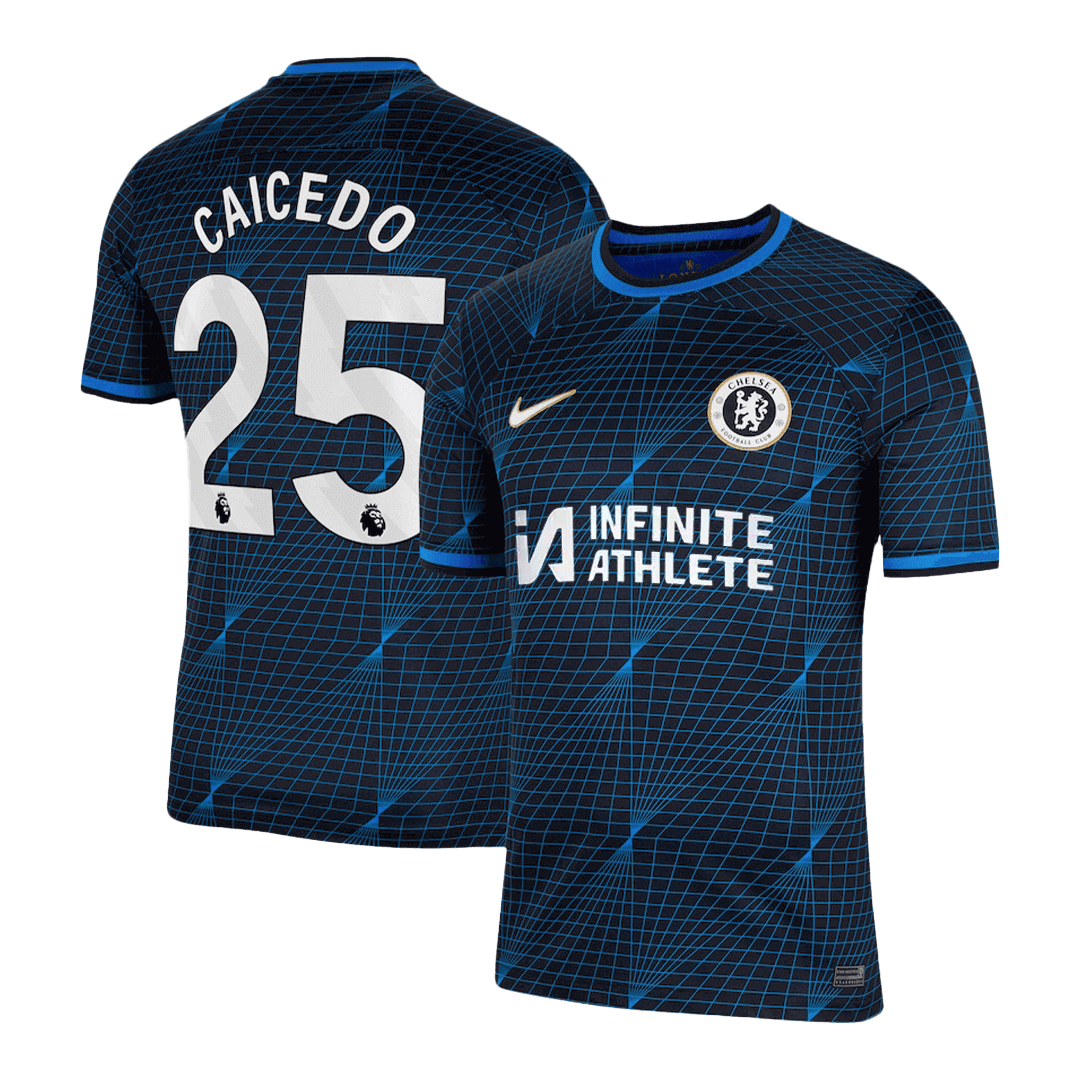CAICEDO #25 Chelsea Away Soccer Jersey 2023/24 | Gogoalshop