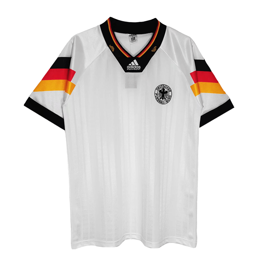 Vintage Soccer Jersey Germany Home 1992 | Gogoalshop