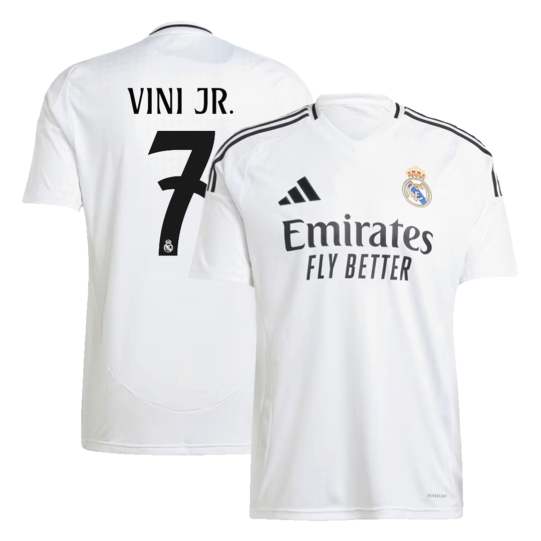 VINI JR. #7 Real Madrid Home Soccer Jersey 2024/25