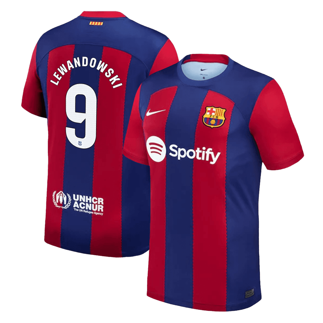 LEWANDOWSKI #9 Barcelona Home Jersey 2023/24 | Gogoalshop