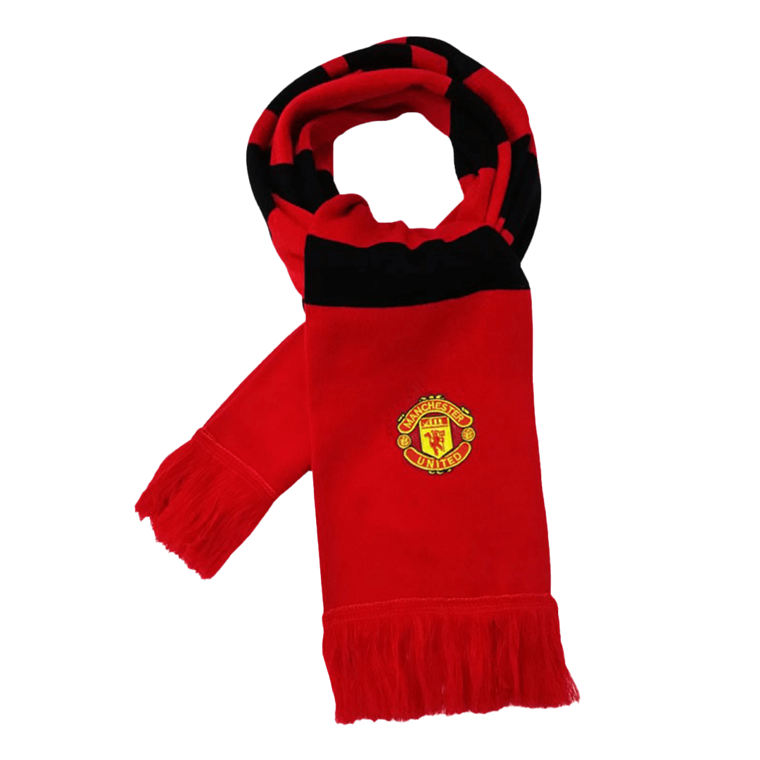 Manchester United Soccer knitting Scarf Red&Black - GoGoalshop