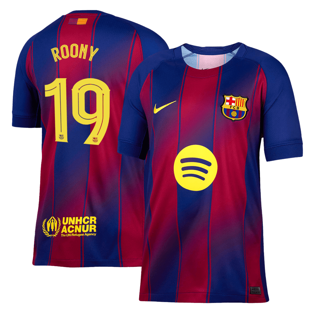ROONY #19 Barcelona Home Soccer Jersey 2025/26 - UCL | Gogoalshop